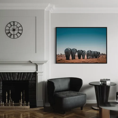 Tableau Éléphant Grand Format | Off Pure