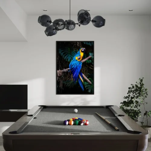 Tableau Perroquet Bleu | Off Pure