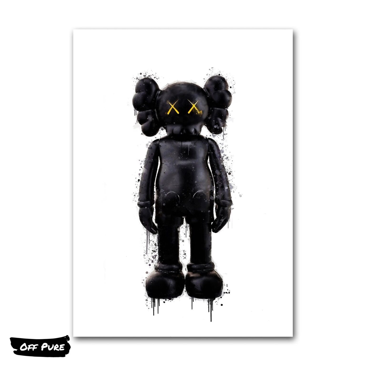Tableau "Kaws Drip" | Off Pure